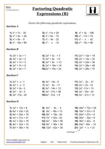 12th Grade Math Worksheets - Math Worksheets Printable