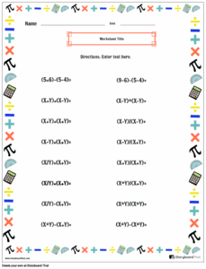 Mixed Math Operations Worksheets - Math Worksheets Printable